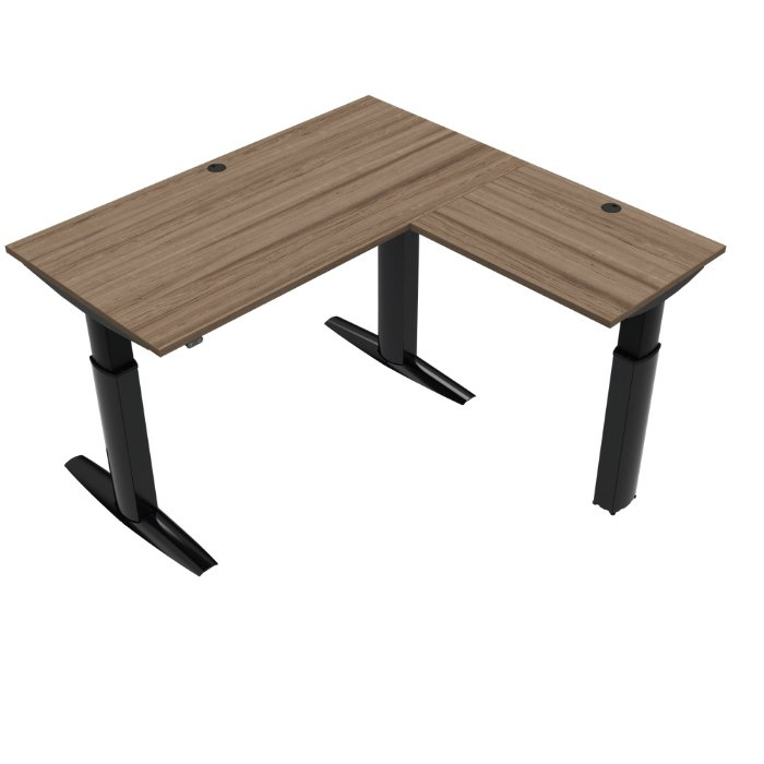 Narożne biurko regulowane elektrycznie 160x160 cm | Meble-Ruchome